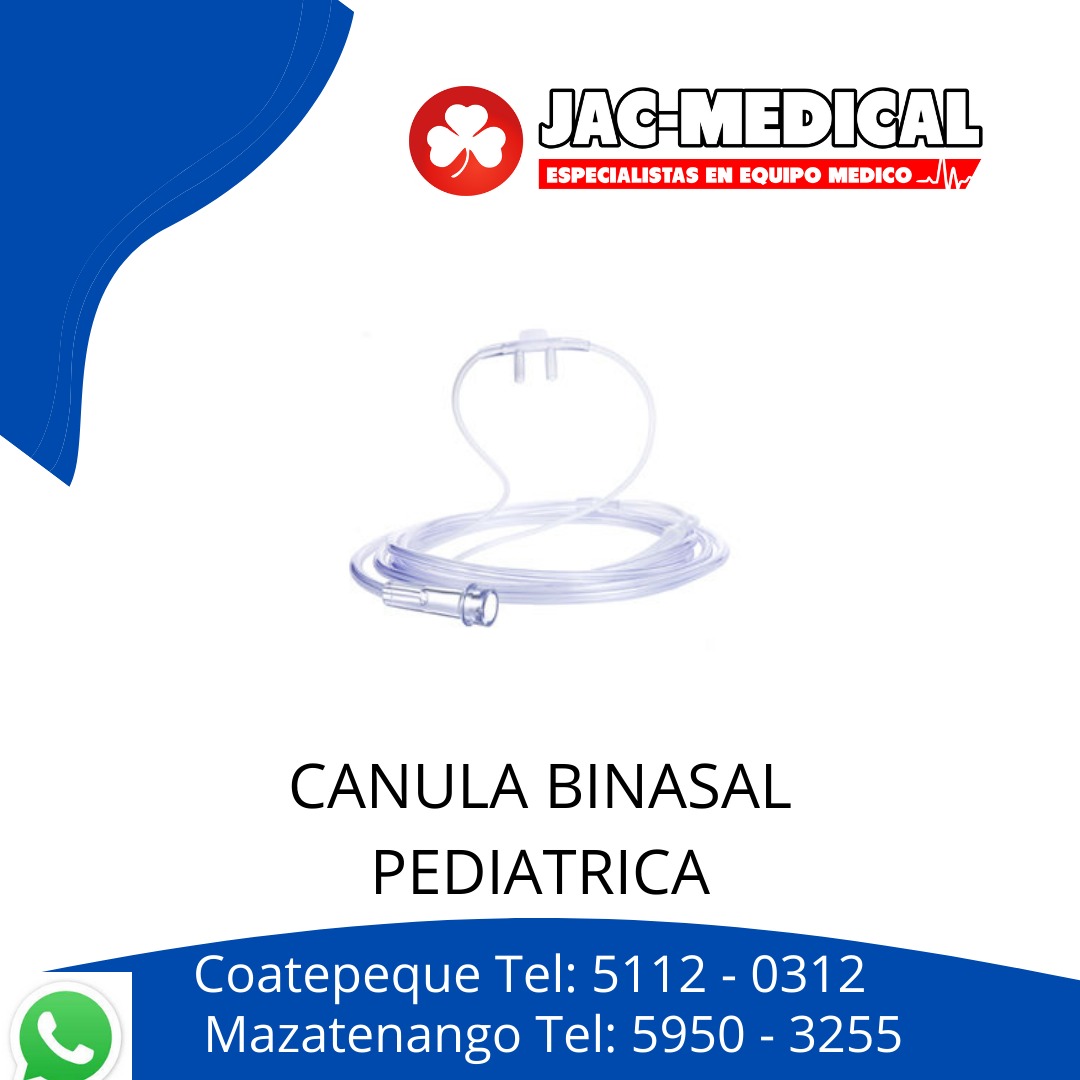 CANULA BINASAL PEDIATRICA – JAC Medical